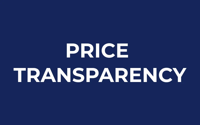 Price Transparency & Price List